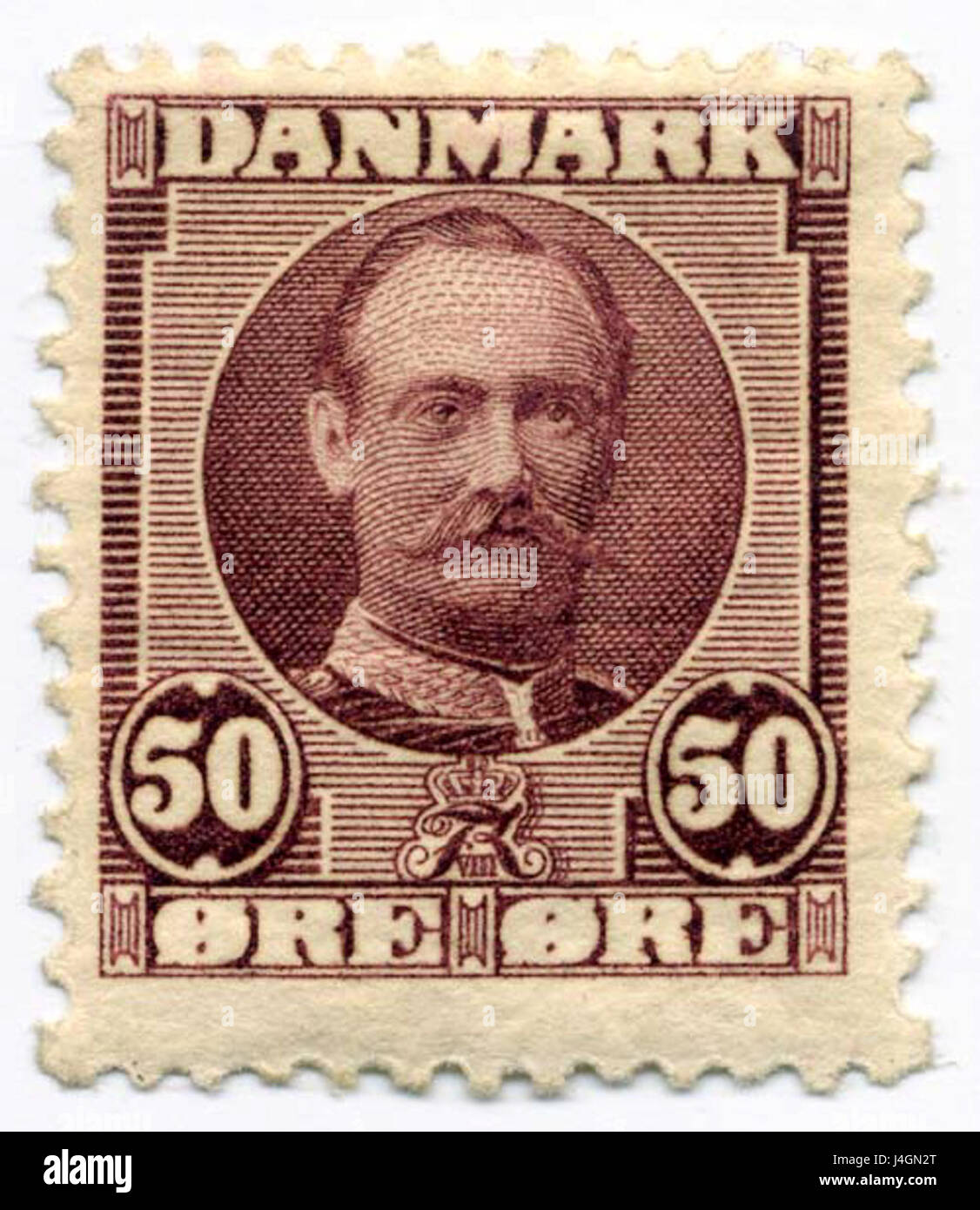 Denmark postage stamp Cut Out Stock Images & Pictures - Alamy
