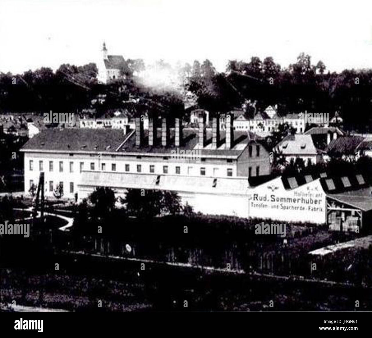 Sommerhuber Tonoefenfabrik in Steyr, Austria, refers to a factory that ...