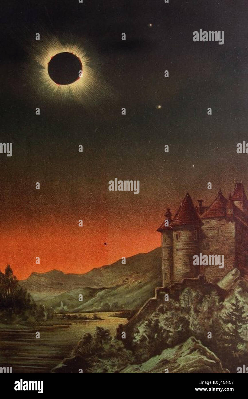 This drawing represents a solar eclipse, an astronomical event where ...