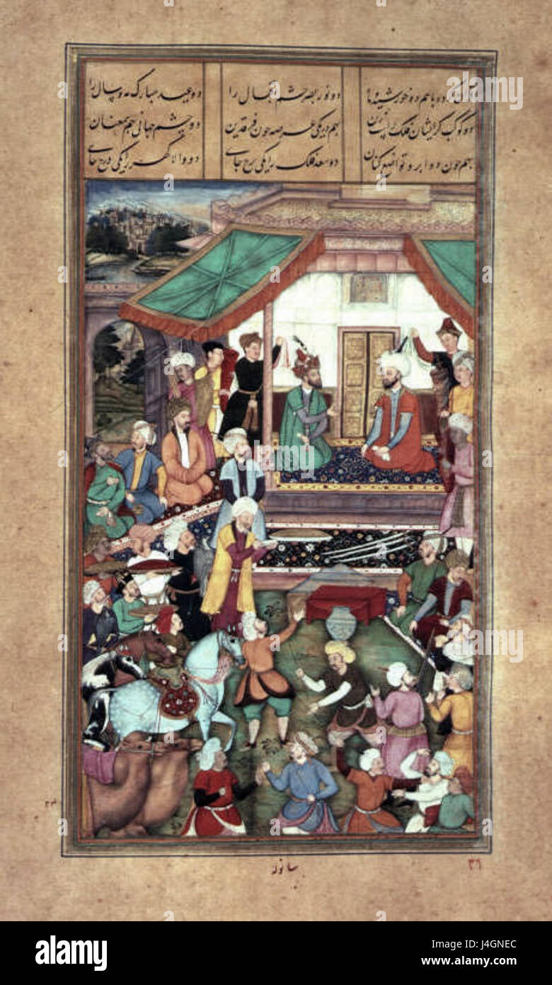 Shah Tahmasp and Humayun were historical figures, with Shah Tahmasp ...