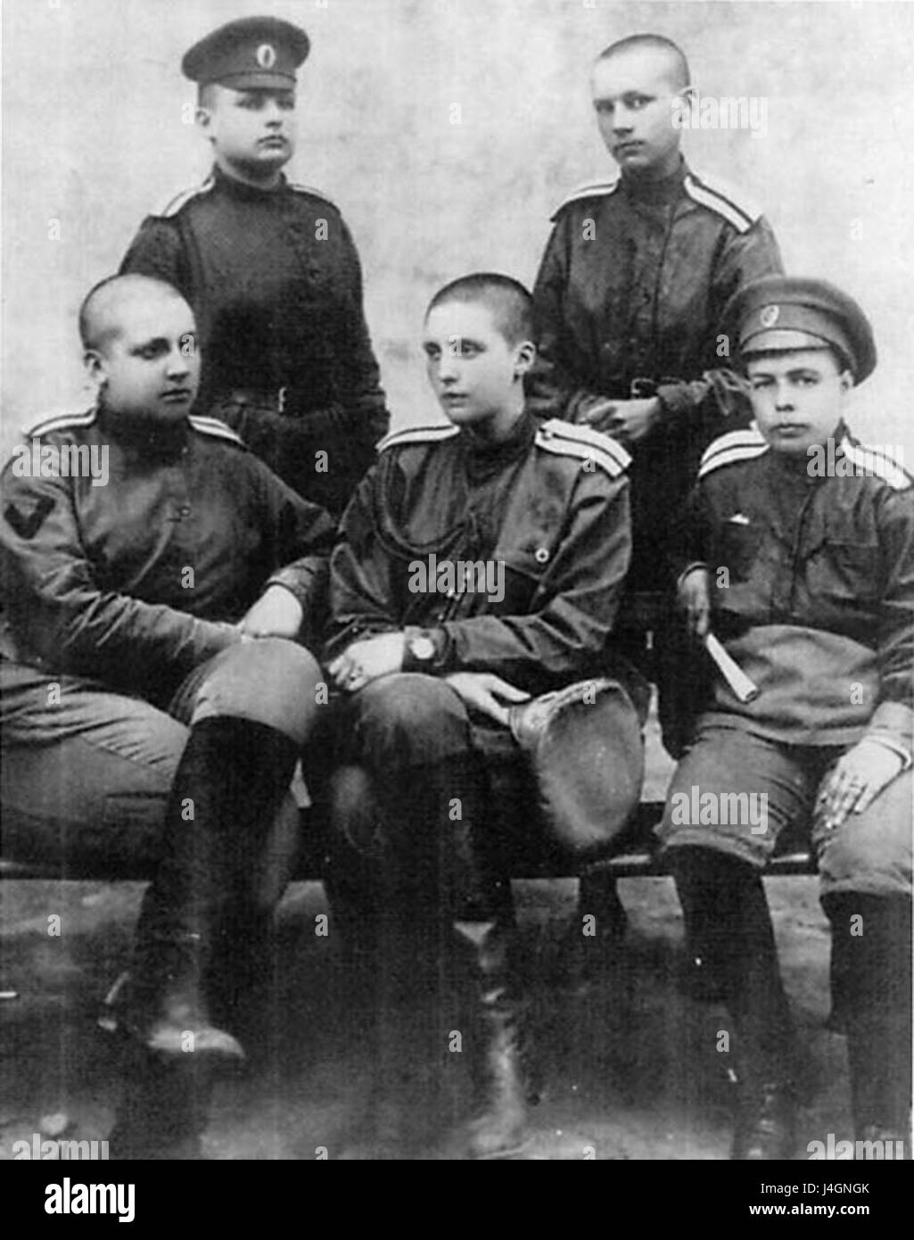 The Ruk Genskii Battalion, active in 1917, was part of the military ...