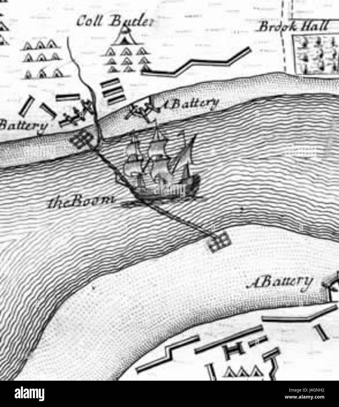 Map of londonderry Black and White Stock Photos & Images - Alamy