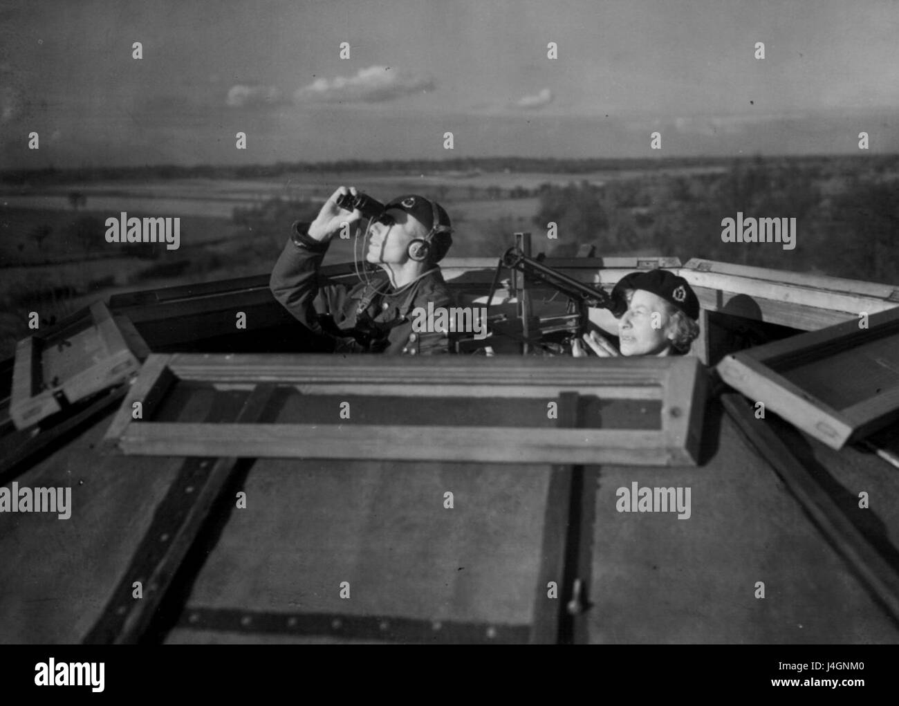 Observing weather Black and White Stock Photos & Images - Alamy