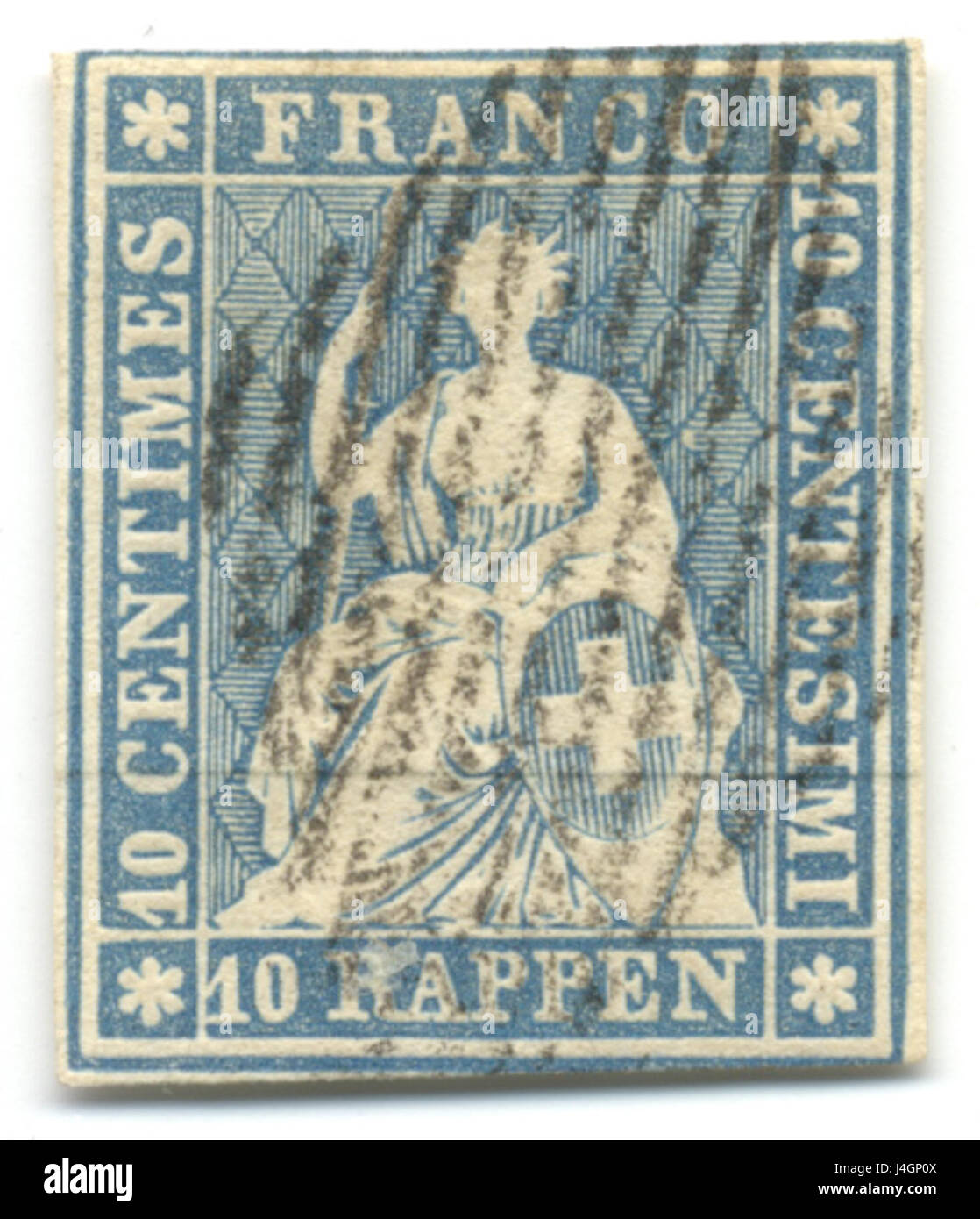Postage stamp stamps switzerland hi-res stock photography and images ...