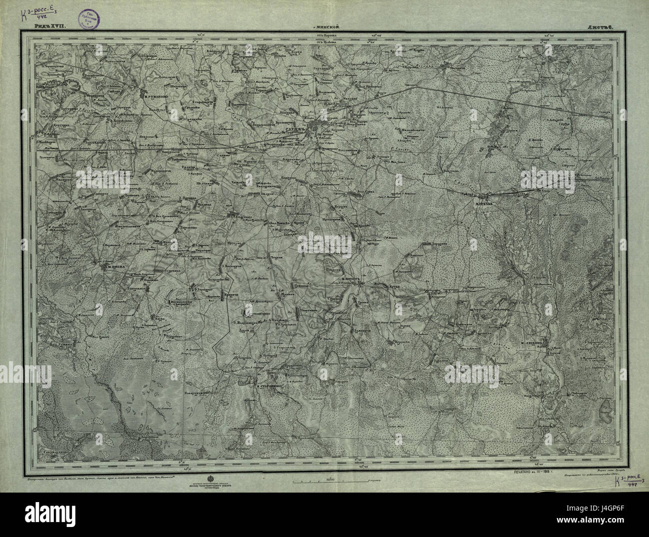 Shubert map R17L06 Stock Photo - Alamy