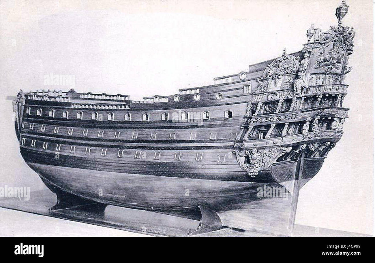The Soleil Royal, a French warship, was one of the most famous ships of ...
