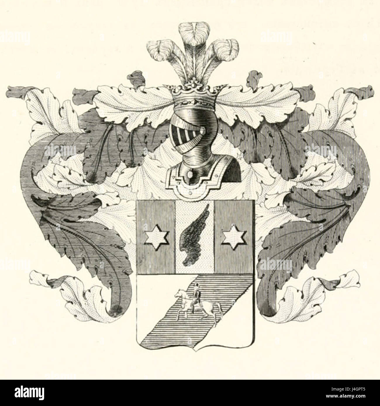 This image features a Russian coat of arms (RU COA) from the Tomilov IX ...