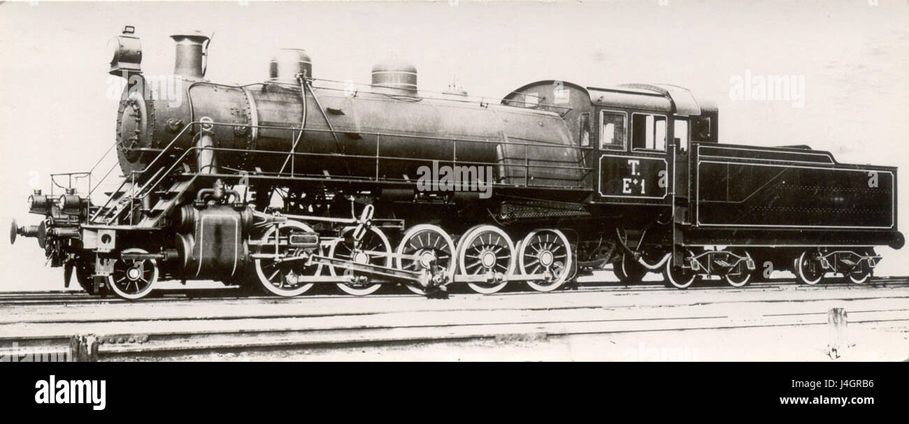 Russian steam locomotive Ef 1 Stock Photo - Alamy