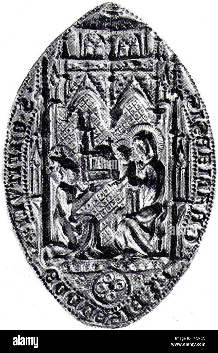 The Seal of Kaptol of Zagreb represents the historical and ...