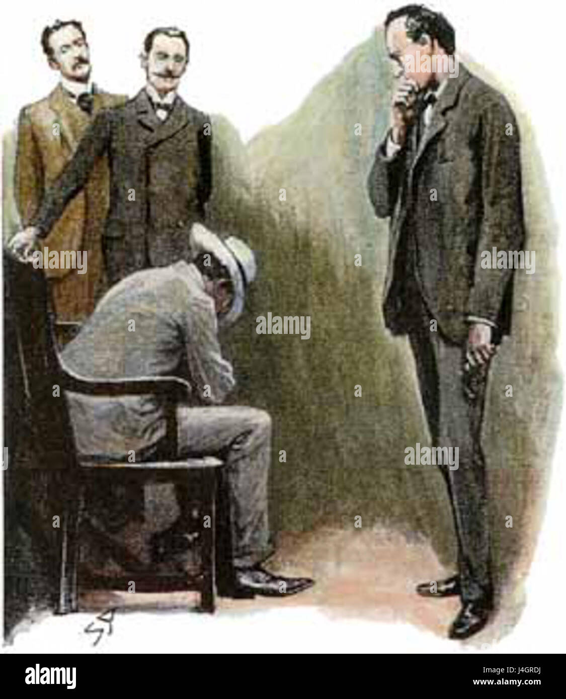 The Adventure of the Dancing Men 07 Stock Photo - Alamy