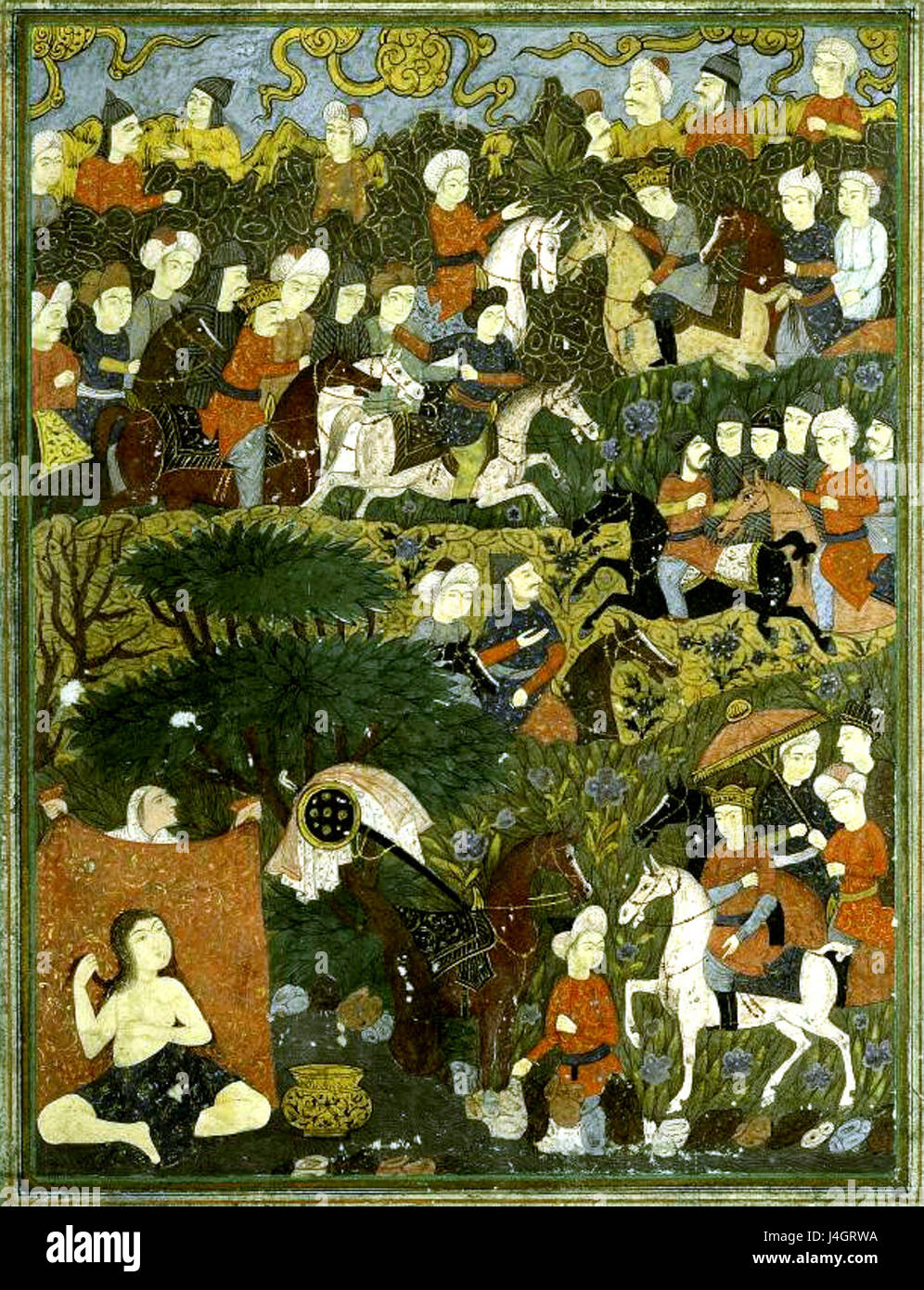 Safavid miniature painting hi-res stock photography and images - Alamy