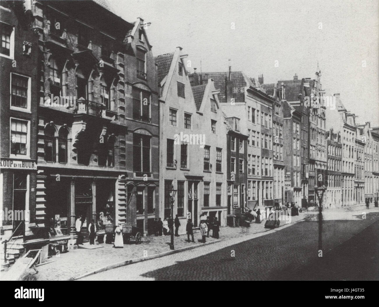 Spuistraat, a street in Amsterdam, features buildings numbered 172 and ...