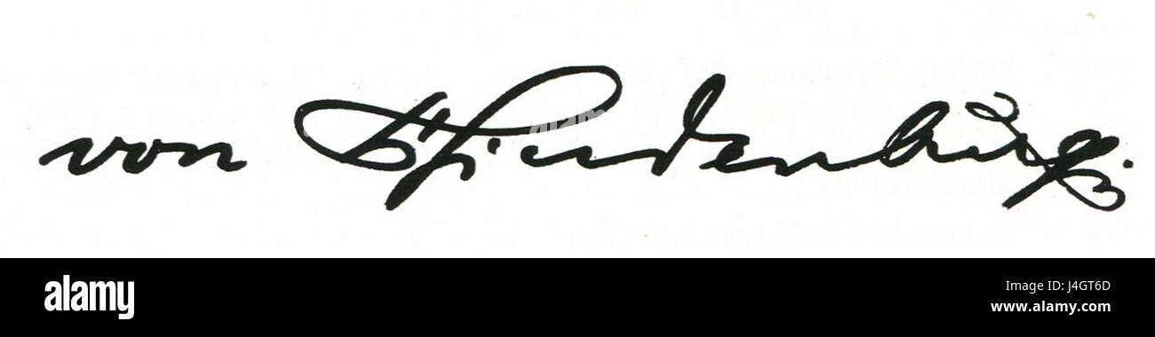 This entry likely refers to the signature of Paul von Hindenburg, a ...