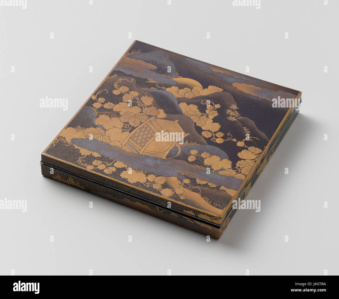 The Suzuribako is a traditional Japanese writing box, often crafted ...