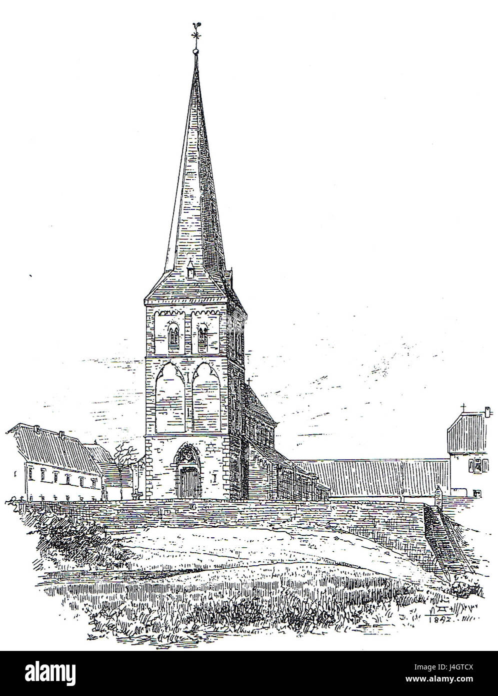 St. Gereon is a historic church in Monheim, Germany, with origins ...