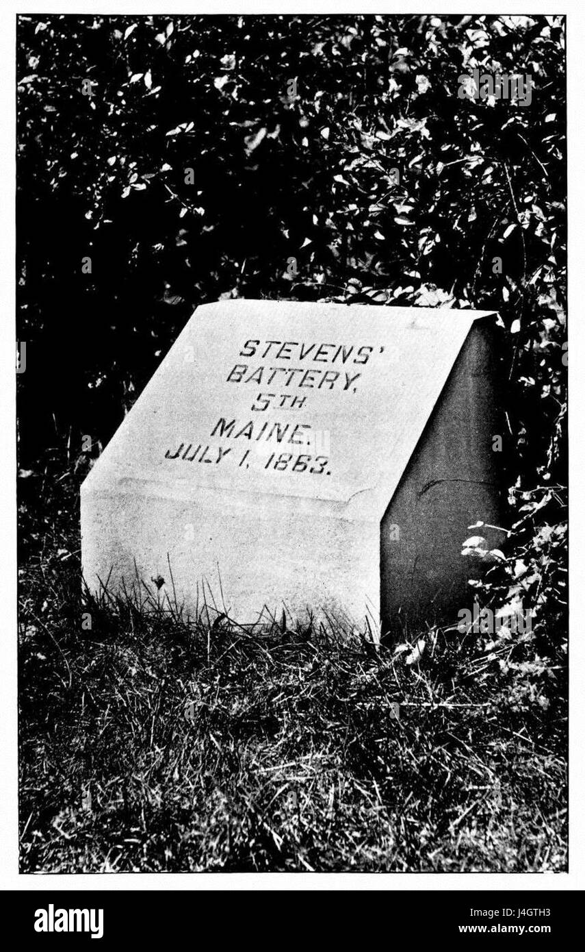 Stevens'Battery 5th ME Artillery p87 Stock Photo - Alamy
