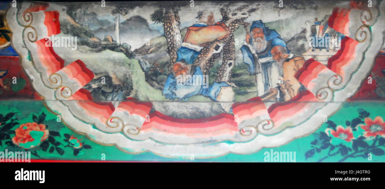 The *Shangshan Four Hermits* (Long Corridor) is an ancient Chinese ...