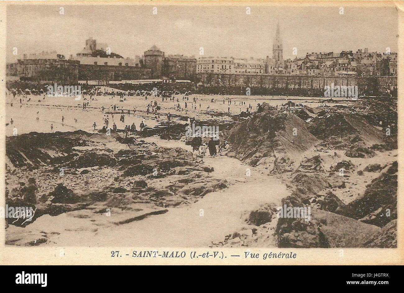 Saint malo map hi-res stock photography and images - Alamy