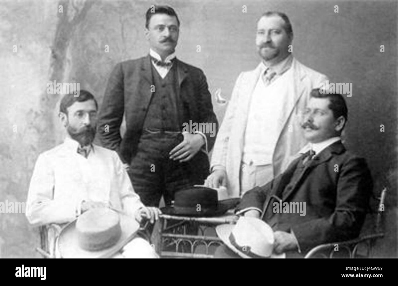 Simeon Radev Boris Sarafov Count Malato Stavre Naumov Stock Photo - Alamy