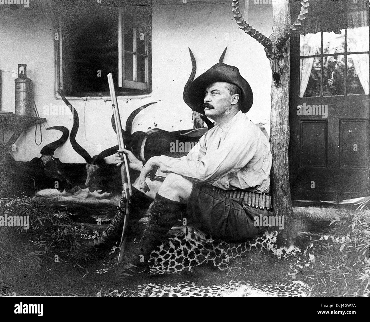 Sir David Bruce's photograph album. Wellcome L0022646 Stock Photo - Alamy