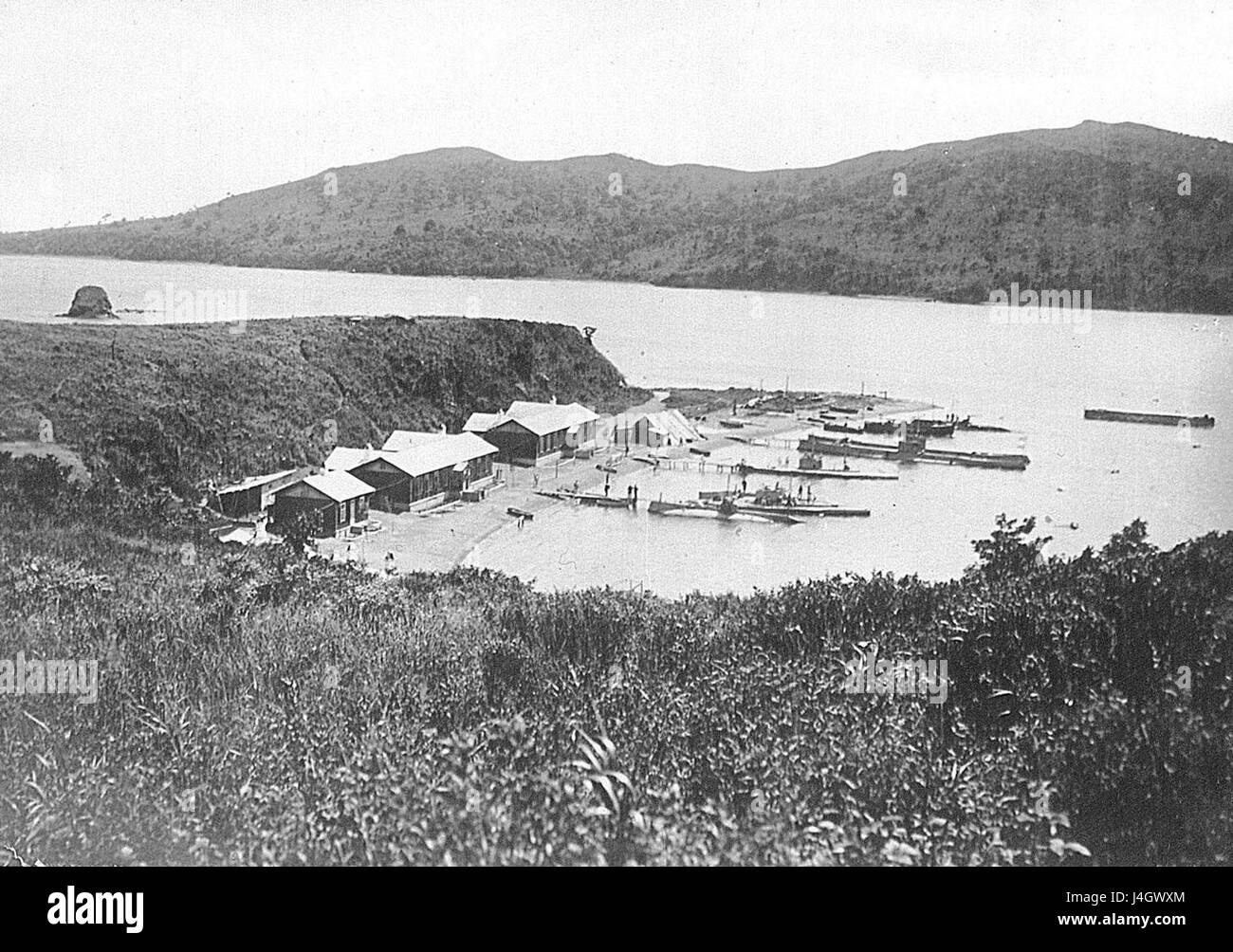 The Siberian Military Flotilla operated in the Strelok Bay, a body of ...