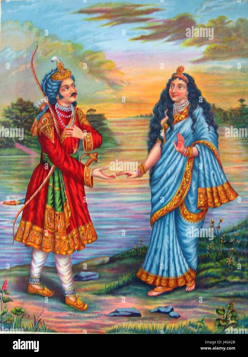 Mahabharata book cover hi-res stock photography and images - Alamy