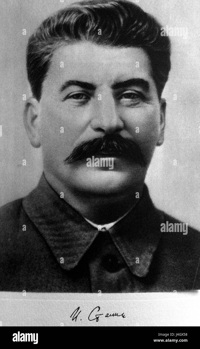 Under the leadership of great stalin hi-res stock photography and ...