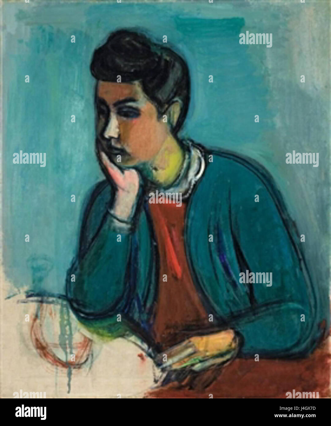 Rudolf Levy Bildnis Nanda Florenz 1941 Stock Photo - Alamy