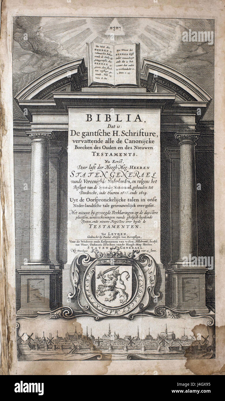 The 'Statenbijbel' is a historic Dutch Bible translation, first ...