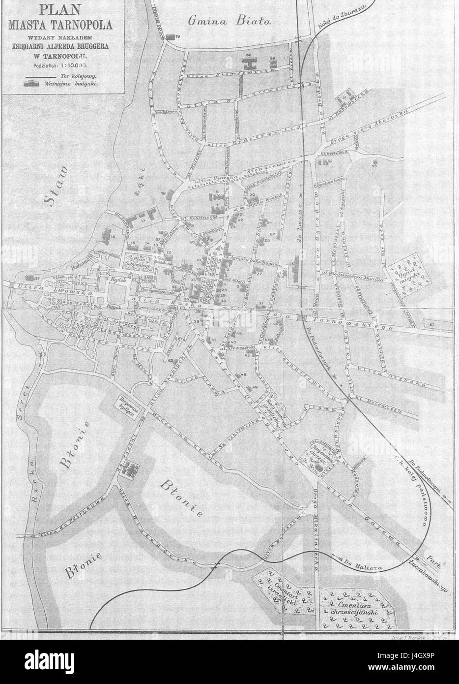 Tarnopol map hi-res stock photography and images - Alamy