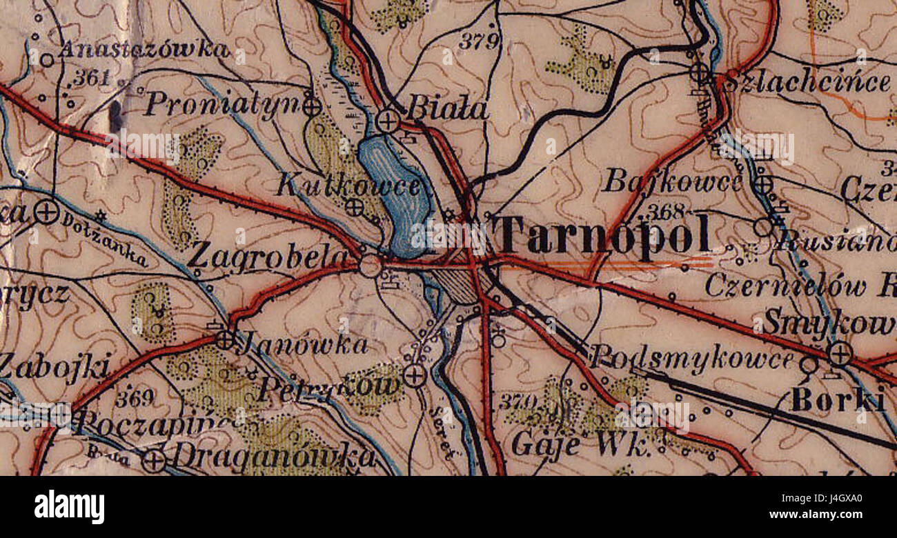 Tarnopol Polish period Stock Photo - Alamy