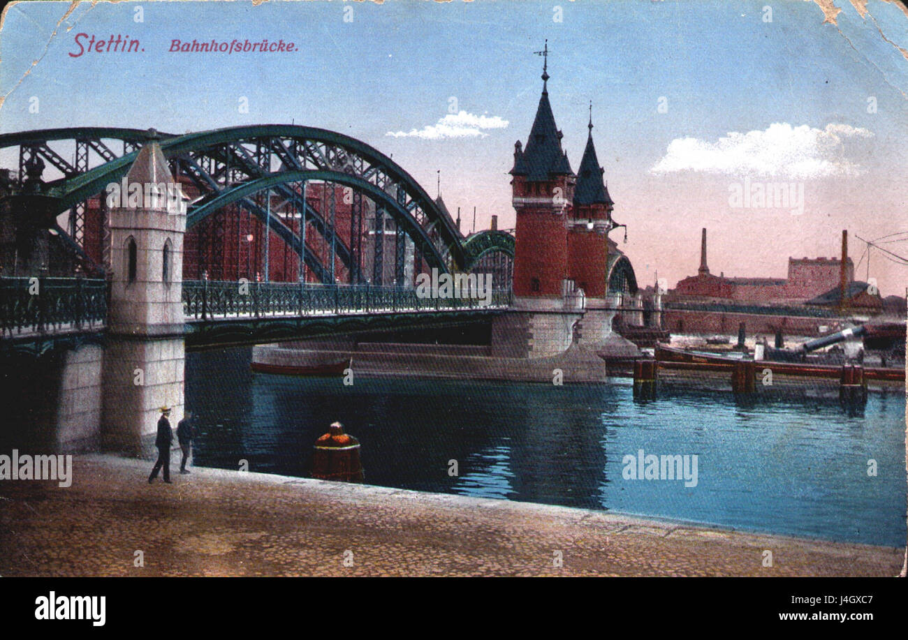 Stettin old map hi-res stock photography and images - Alamy