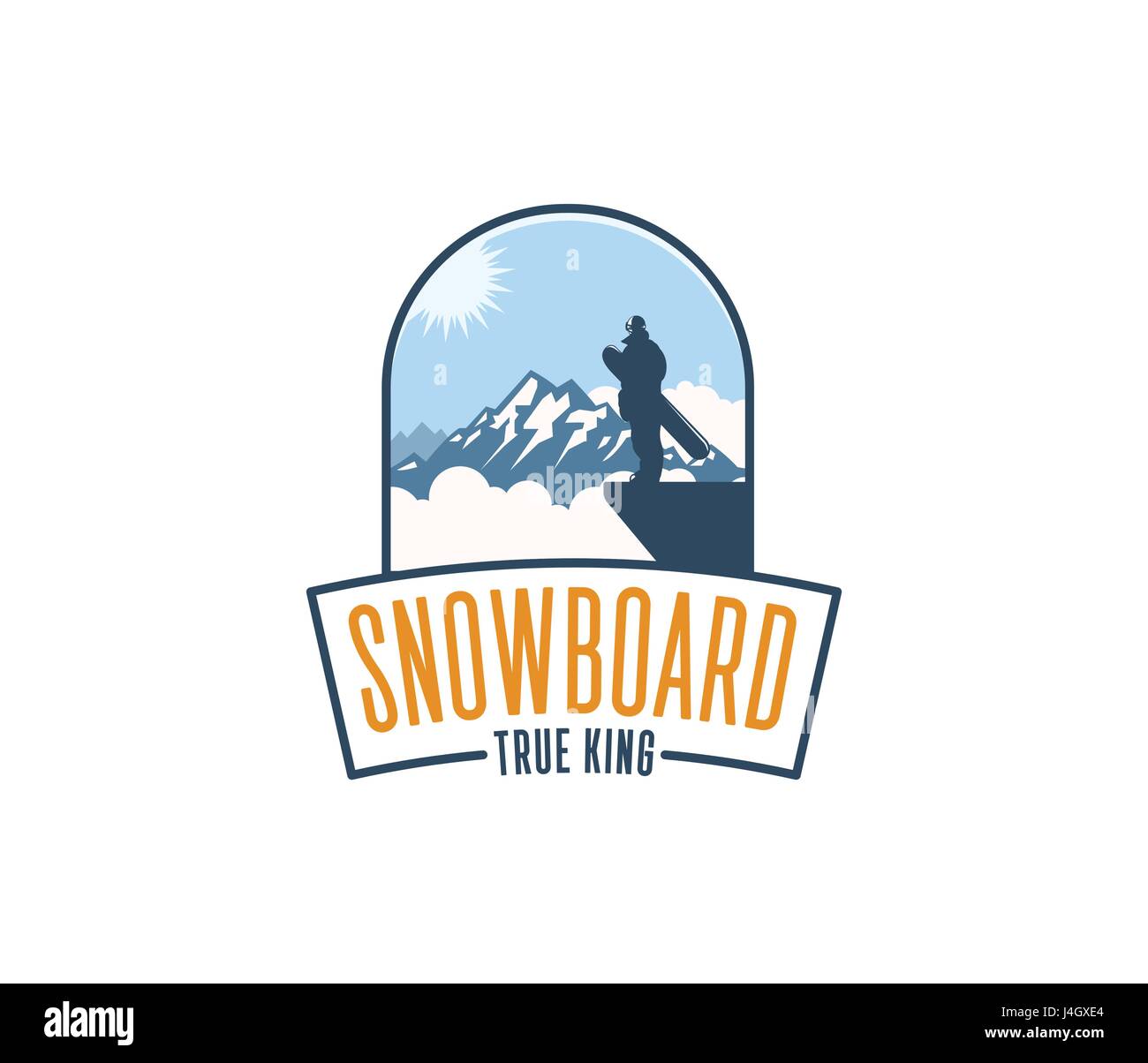 Vector winter sport snowboarding concept Stock Vector Image & Art - Alamy
