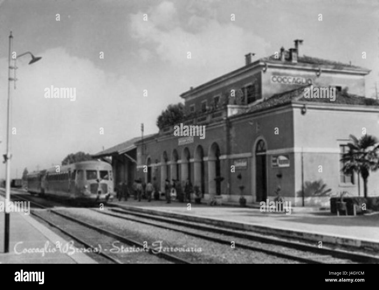 A photo of the Coccaglio train station in Italy, located in Lombardy ...