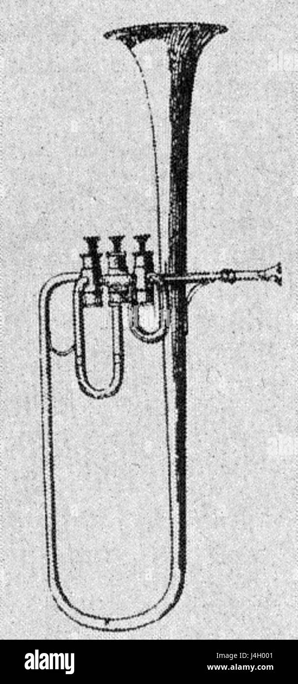 The *Saxtromba sopran* refers to a soprano saxhorn instrument, a member ...