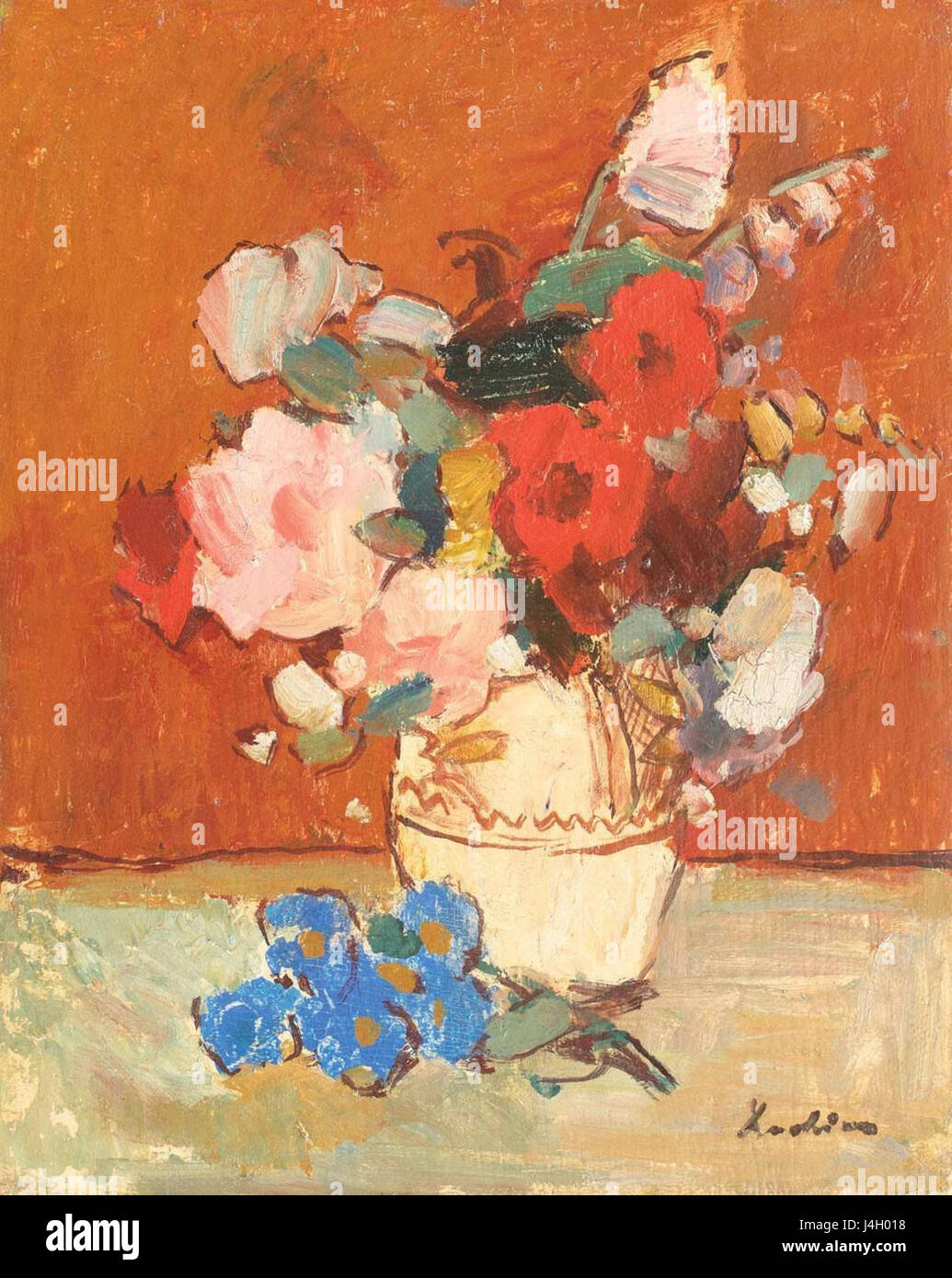 'Flori de vara' (Summer Flowers) is a painting by Romanian artist ...