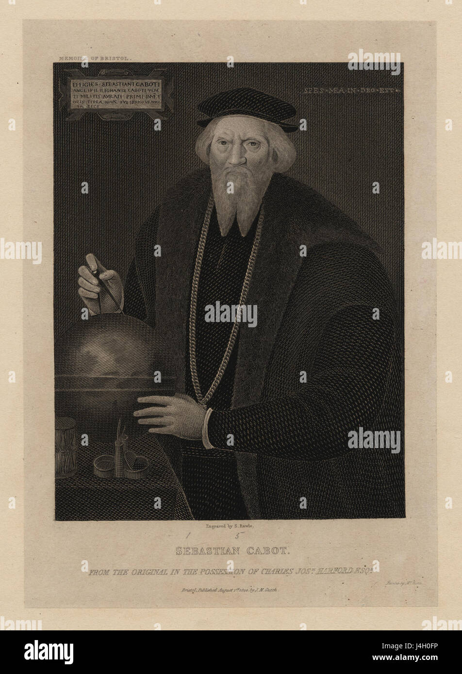 Sebastian cabot map hi-res stock photography and images - Alamy