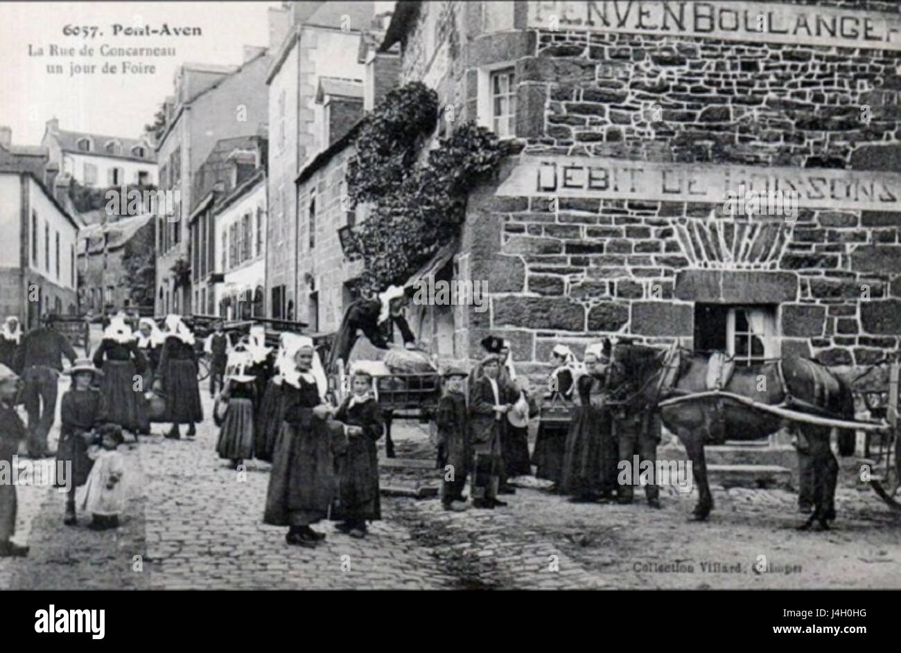 Concarneau map hi-res stock photography and images - Alamy