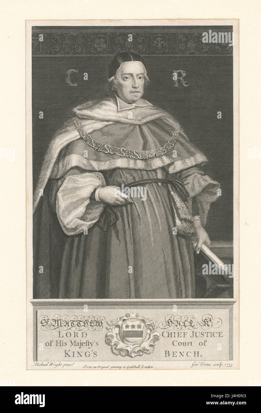 Sr. Matthew Hale Kt. Lord Chief Justice of His Majesty's Court of King ...
