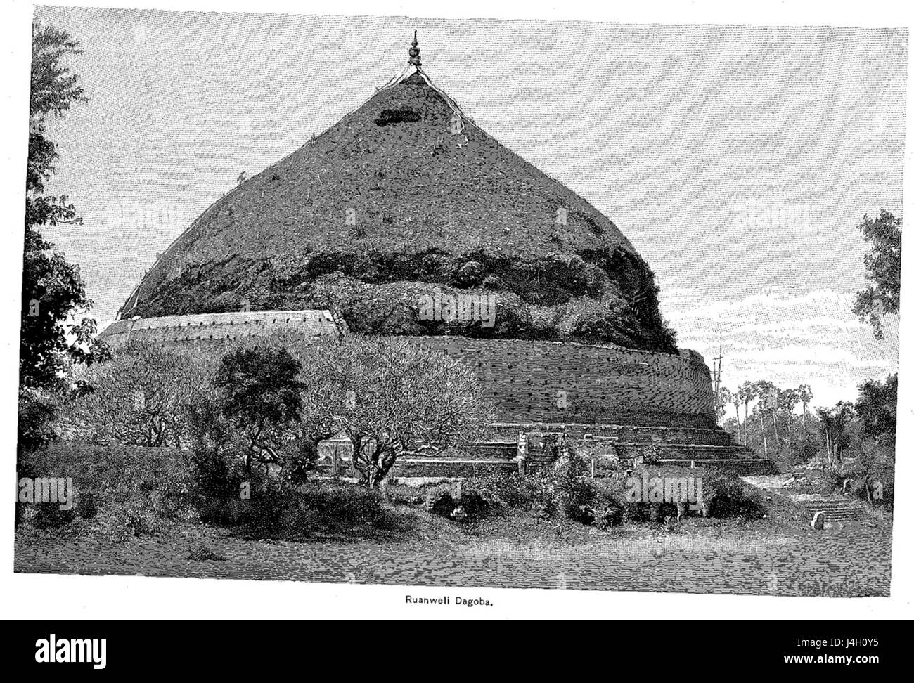 Ruwanwelisaya in 1891 Stock Photo - Alamy