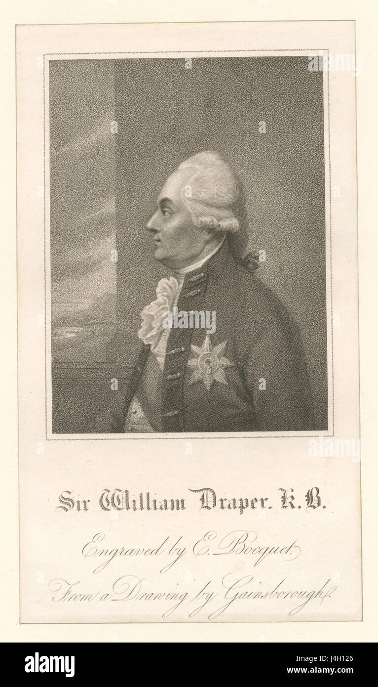 Sir william draper hi-res stock photography and images - Alamy
