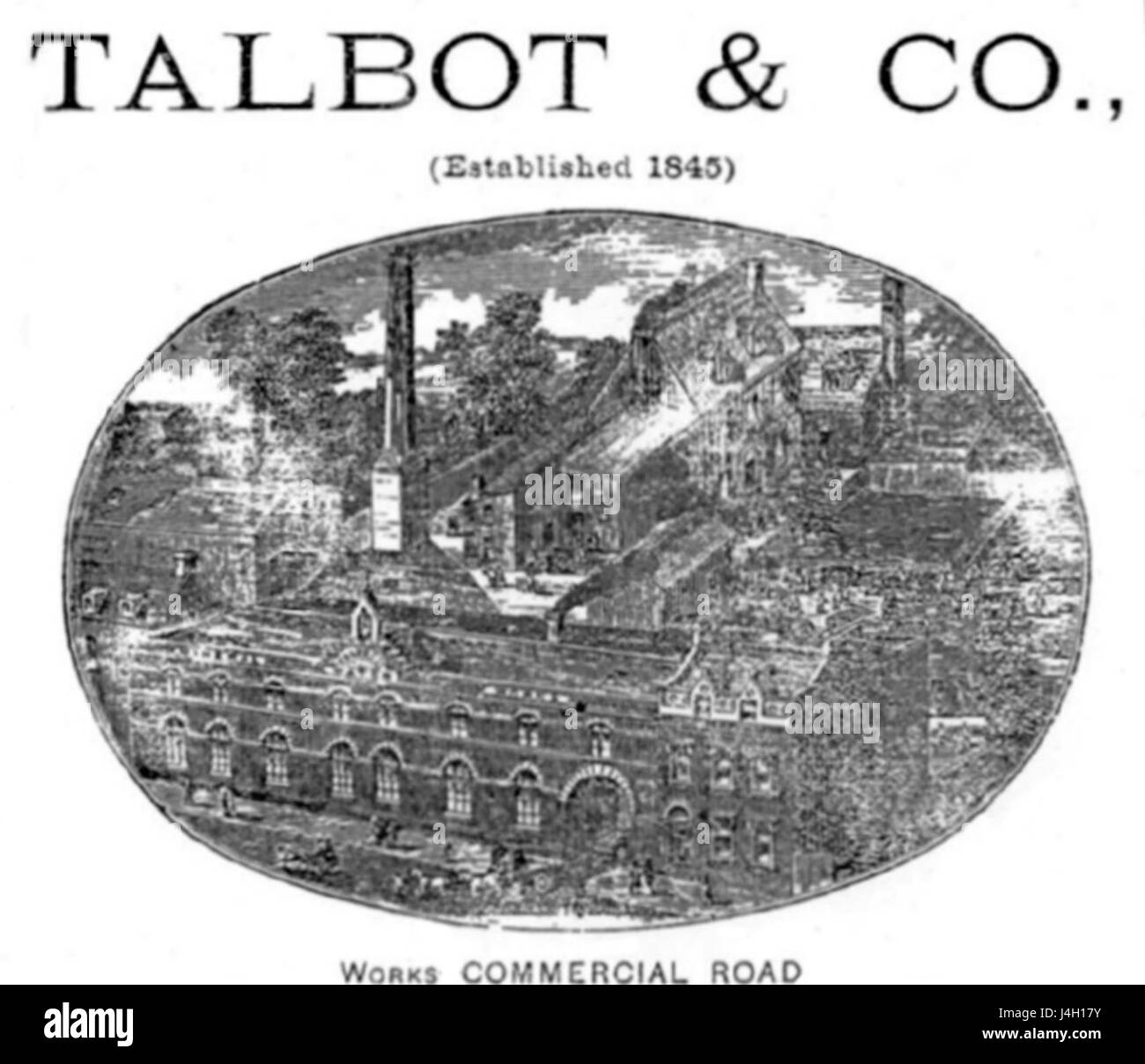 Talbot & Co. advert Stock Photo - Alamy