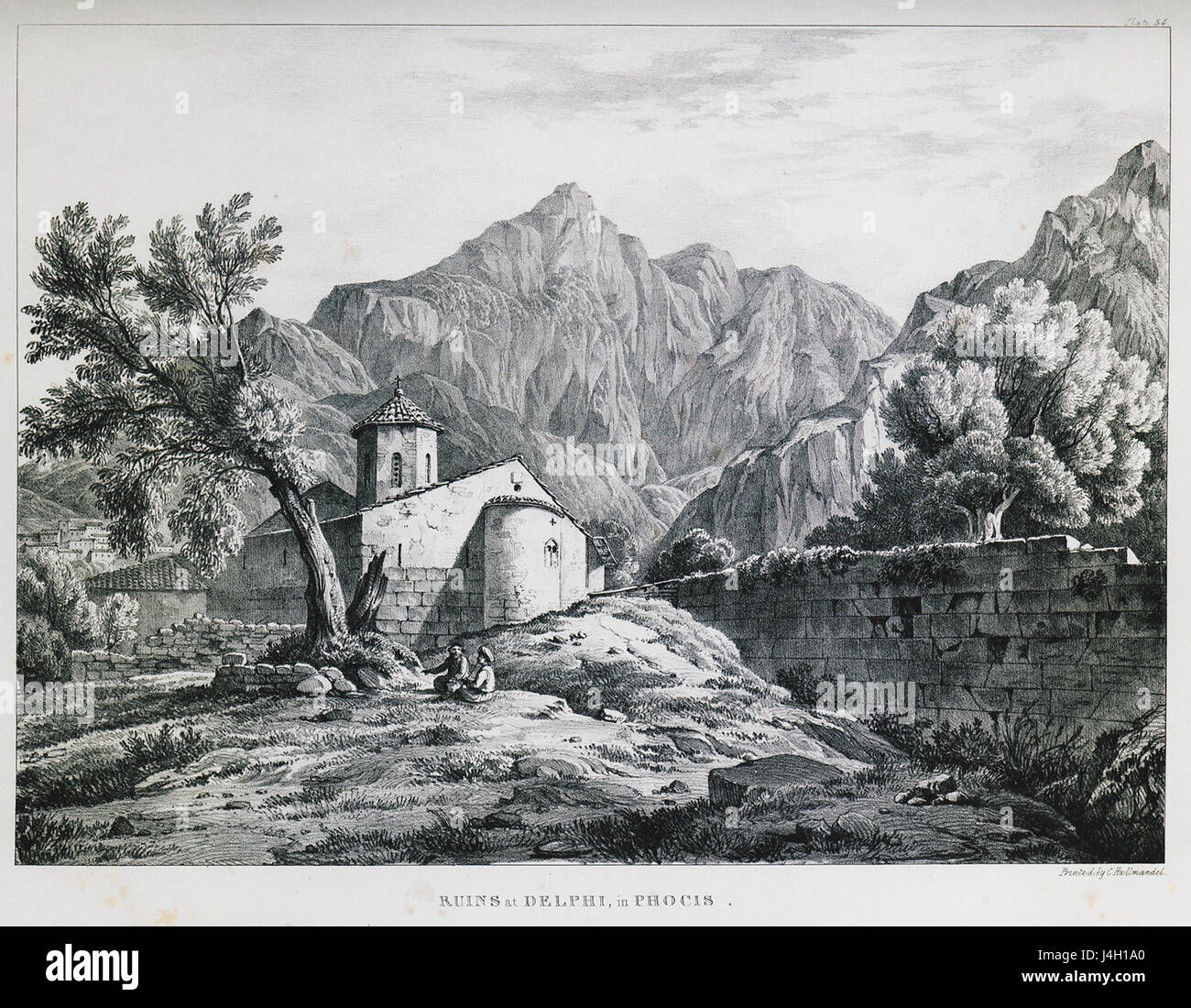 Map of delphi hi-res stock photography and images - Alamy