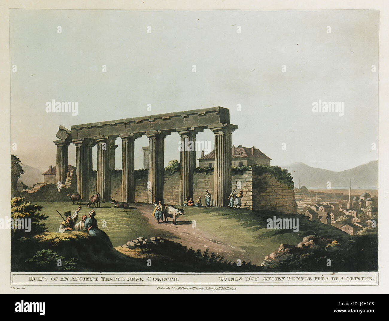 Ancient corinth map hi-res stock photography and images - Alamy