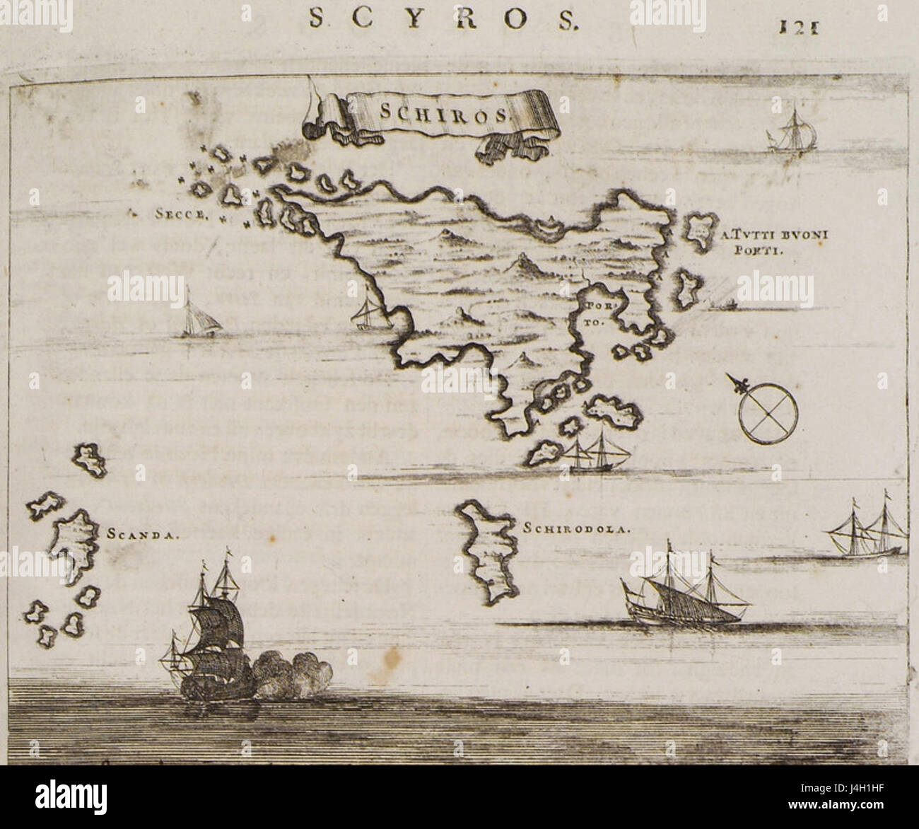 Schiros Dapper Olfert 1688 Stock Photo - Alamy