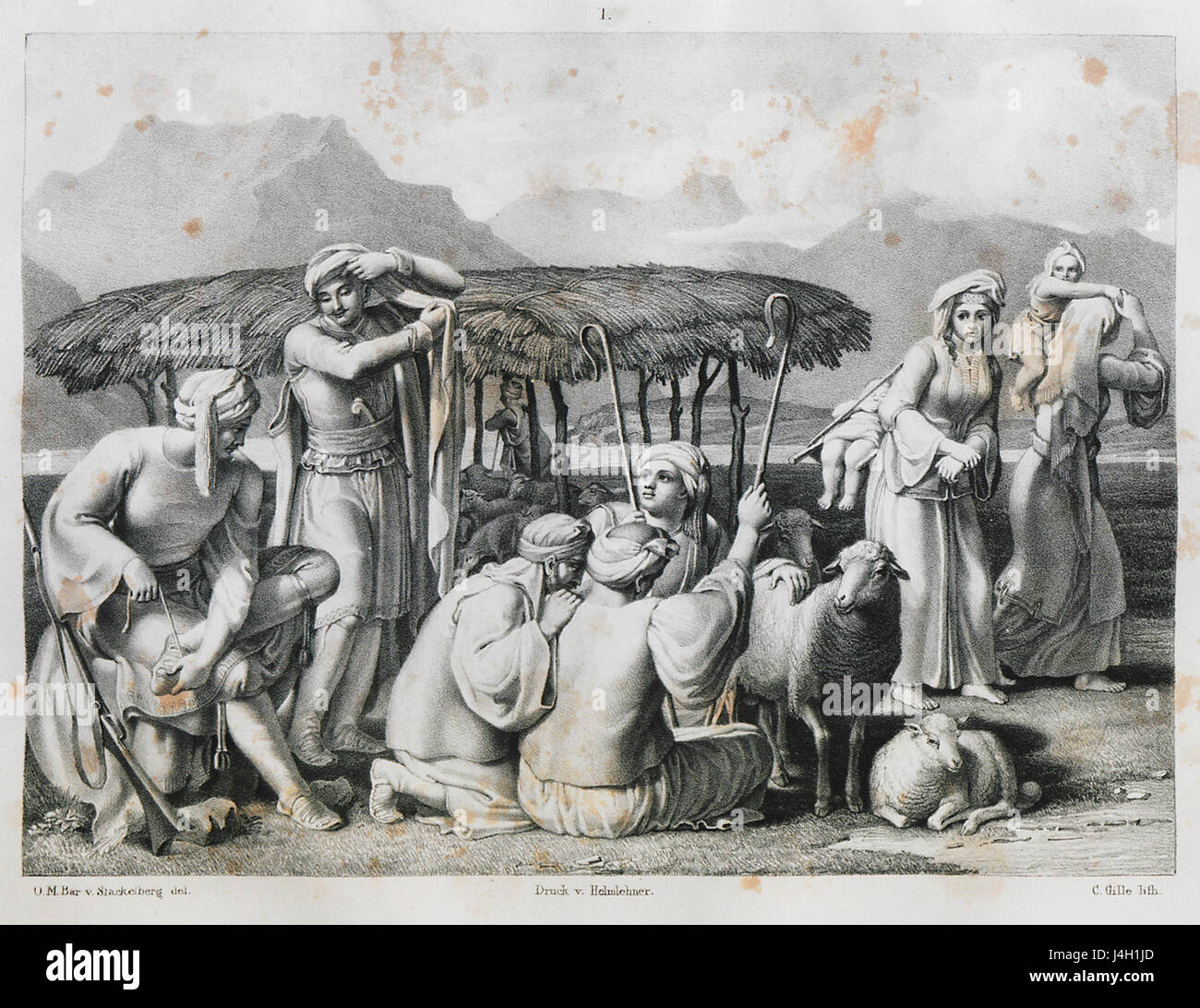 The shepherds of arcadia hi-res stock photography and images - Alamy