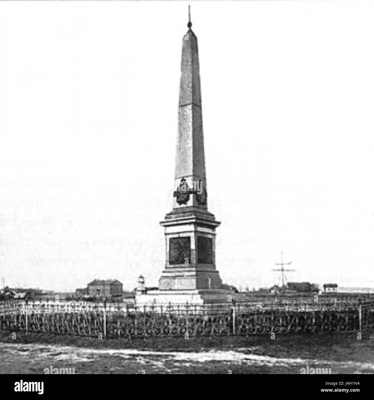 St Petersburg Obelisk Gutuevsky Island Stock Photo - Alamy