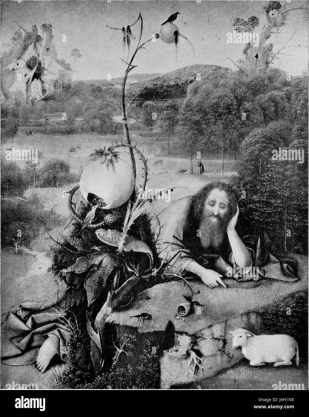 Saint John the Baptist by Hieronymus Bosch is a 15th-century painting ...