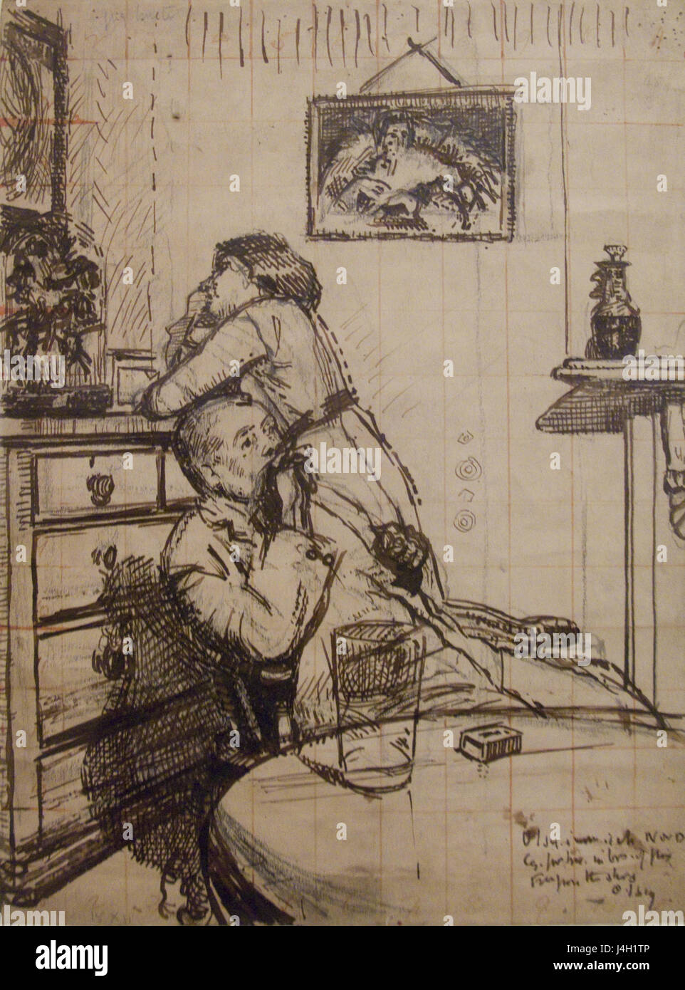 Sickert's painting 'Ennui' captures a moment of boredom and ...