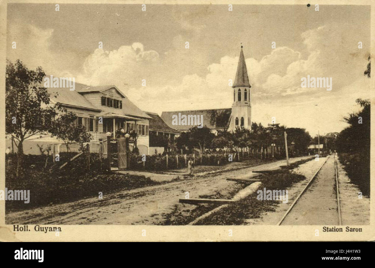 Station Saron in Paramaribo, Suriname, was designed by C. Kersten & Co ...